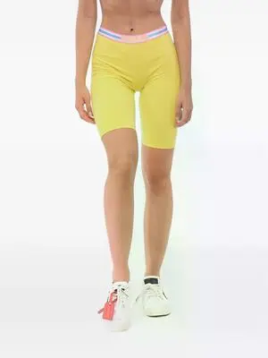 Dsquared2 Logo-waistband Cycling Shorts - Yellow