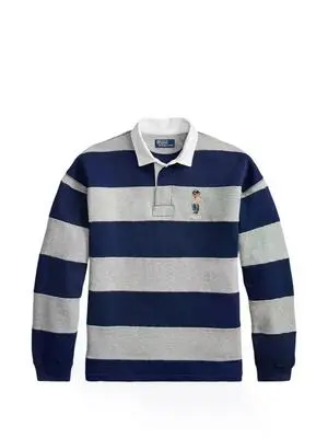 Polo Ralph Lauren Polo Bear Striped Sweater - Blue