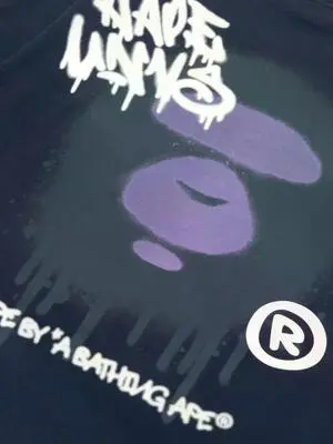 AAPE BY *A BATHING APE Aapeunvs Moonface-print T-shirt