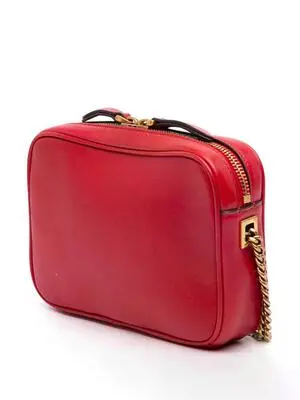 Valentino Garavani Nappa Leather Vlogo Camera Chain Bag - Red