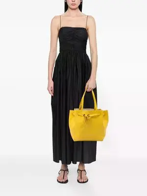 Celine 2014 Small Grained Calfskin Phantom Cabas Tote Bag - Yellow