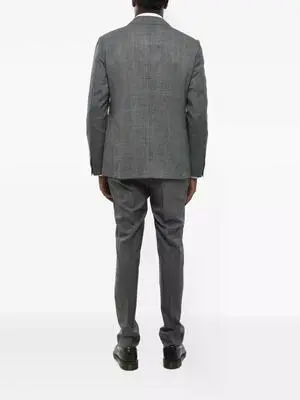 Corneliani District Check Virgin Wool Suit