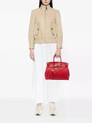 Hermès 2012 Special Order Togo Birkin Retourne 35 Handbag - Red