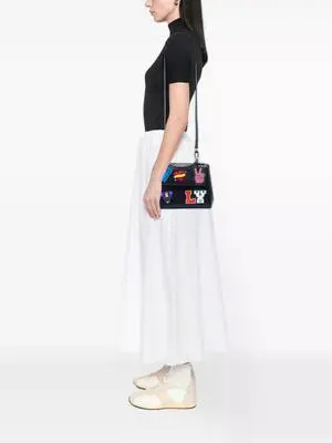 LOUIS VUITTON Epi Leather Cluny Bb Satchel With Patches