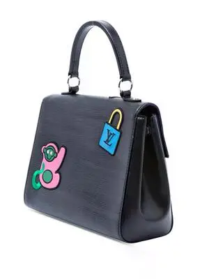 LOUIS VUITTON Epi Leather Cluny Bb Satchel With Patches