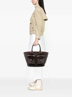 LOUIS VUITTON Damier Ebene Manosque Gm Tote Bag