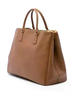 Prada Saffiano Lux Galleria Double Zip Tote Bag