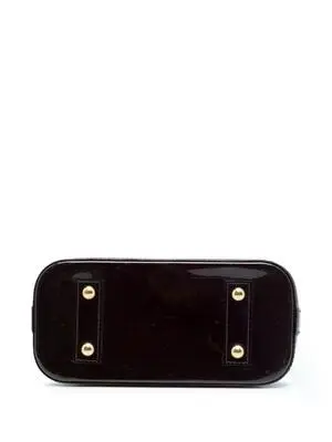 LOUIS VUITTON Monogram Vernis Alma Bb Satchel - Purple