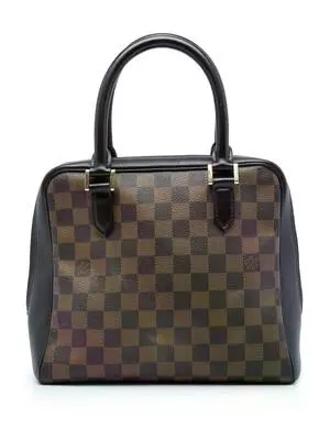 LOUIS VUITTON 1998 Damier Ebene Brera Handbag - Brown