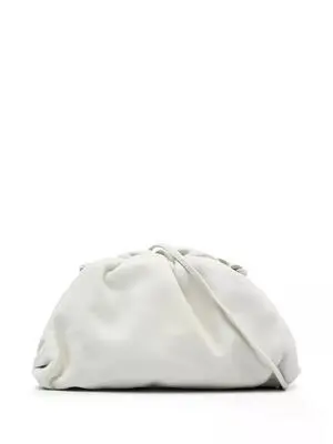 Bottega Veneta 2012-2026 Lambskin The Mini Pouch Crossbody Bag - White