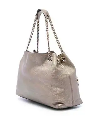 Gucci Soho Chain Tote Bag - Gold