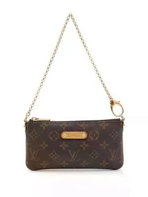 LOUIS VUITTON 2013 Monogram Pochette Milla Mm Shoulder Bag - Brown