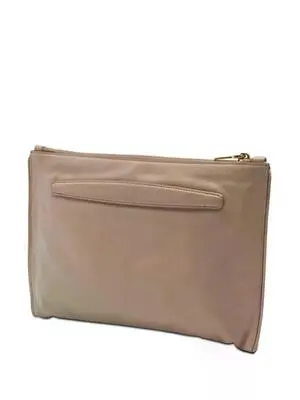Miu Miu 2010-2026 Studded Leather Zip Clutch Bag