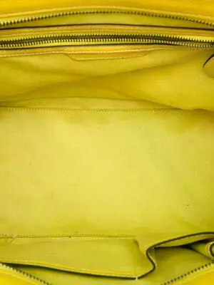 Celine Mini Grained Calfskin Luggage Tote Bag