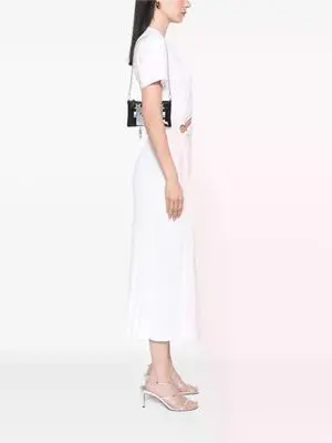 Prada 2013-2026 Tessuto Saffiano Robot Chain Shoulder Bag