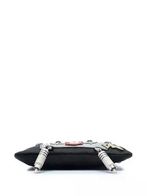 Prada 2013-2026 Tessuto Saffiano Robot Chain Shoulder Bag