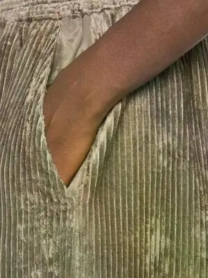 ALYSI Corduroy-effect Knee-length Shorts