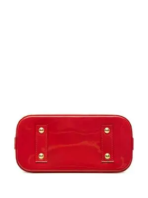 LOUIS VUITTON 2014 Monogram Vernis Alma Bb Satchel