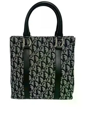 Dior 2000-2010 Diorissimo Trotter Handbag - Black