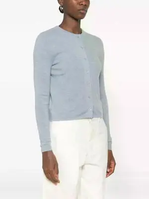 Eric Bompard Plain Knit Fitted Cardigan