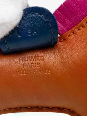 Hermès 2022 Milo Lambskin Grigri Rodeo Bag Charm Pm - Brown