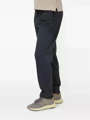 SLOWEAR Seersucker Drawstring Tapered Trousers