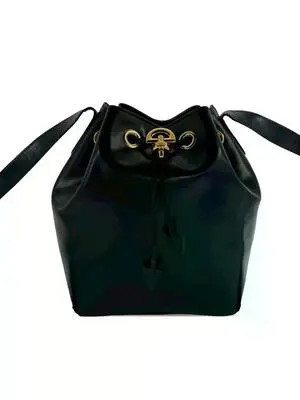 Celine 2004 Leather Bucket Bag - Blue
