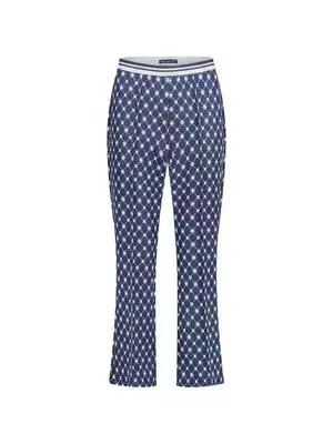 BETTY BARCLAY Geometric Print Flared Trousers