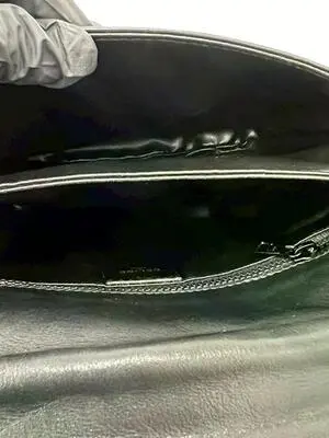 Celine 1970-1980 Leather Crossbody Bag - Black