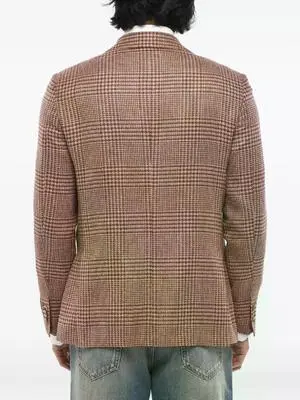 Corneliani Single-breasted Plaid Blazer