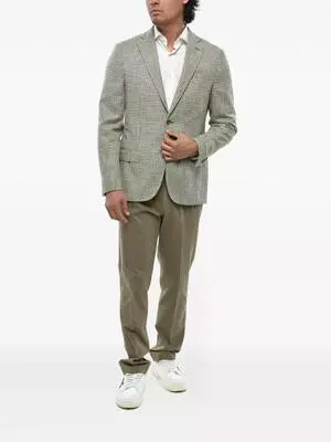 Corneliani Houndstooth Single-breasted Blazer