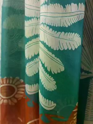 BYE FIRENZE Gale Palme Leaf-print Maxi Skirt
