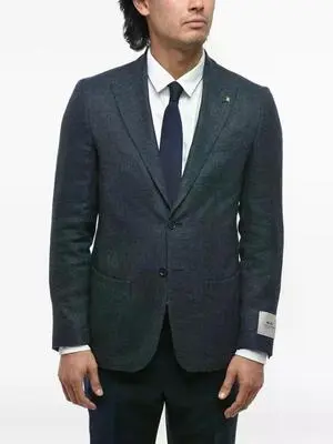 Corneliani Single-breasted Blazer - Blue