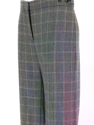 Stella McCartney Checked Wool Trousers
