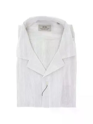 Corneliani Striped Camp-collar Shirt