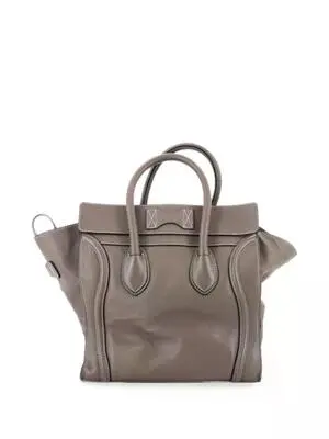 Celine Luggage Bag Grainy Leather Mini Tote Bag