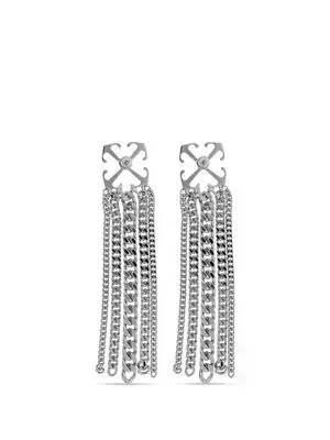 Off-White Arrows-motif Chain-link Earrings