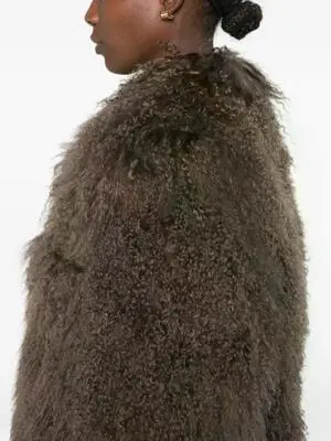 MARTHA LOUIS Shearling-effect Jacket
