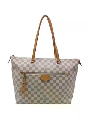 LOUIS VUITTON Mm Lena Damier Azur Tote Bag - White