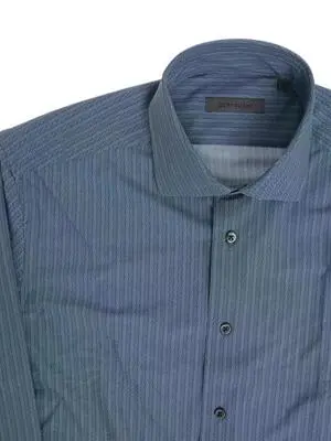 Corneliani Herringbone-patterned French-collar Shirt