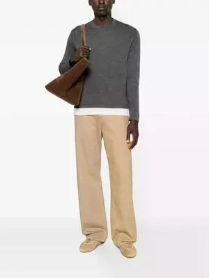 PAOLO PECORA Crew-neck Long-sleeve Sweater