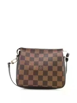 LOUIS VUITTON Trousse Make Up Bag Damier Pouch - Brown
