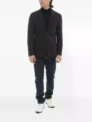 Corneliani Single-breasted Blazer - Black