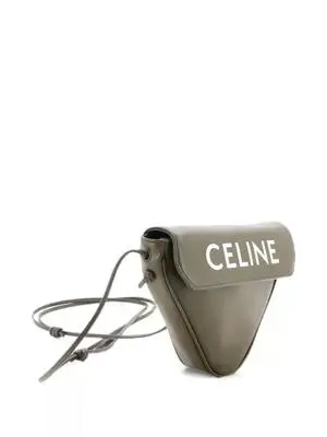 Celine Triangle Bag Leather Small Crossbody Bag