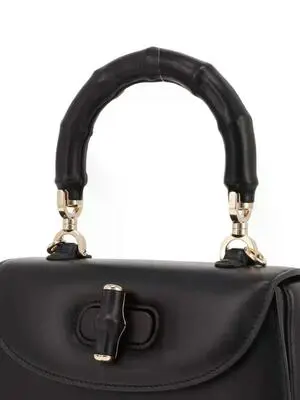 Gucci Bamboo Top Handle Bag - Black