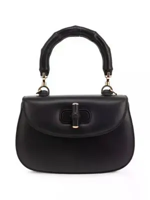 Gucci Bamboo Top Handle Bag - Black