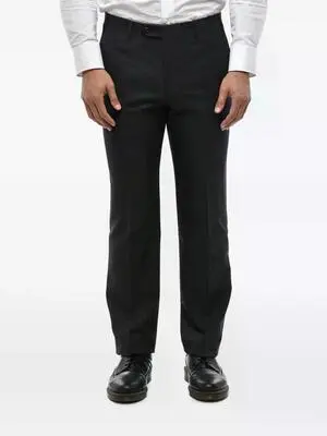 Corneliani Virgin Wool Four-pocket Trousers - Black