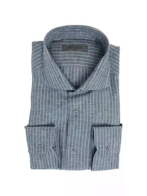 Corneliani Striped Linen Shirt
