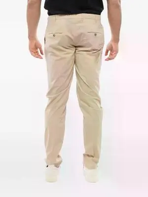 Corneliani Pleated Chino Trousers - Neutrals