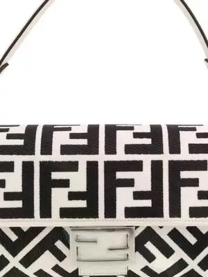 Fendi Baguette Logo-print Canvas Shoulder Bag